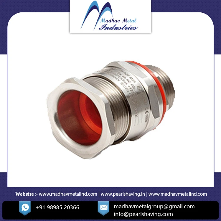 Standard Quality Brass Ex Cable Gland Brass Material Ex Cable Gland At ...
