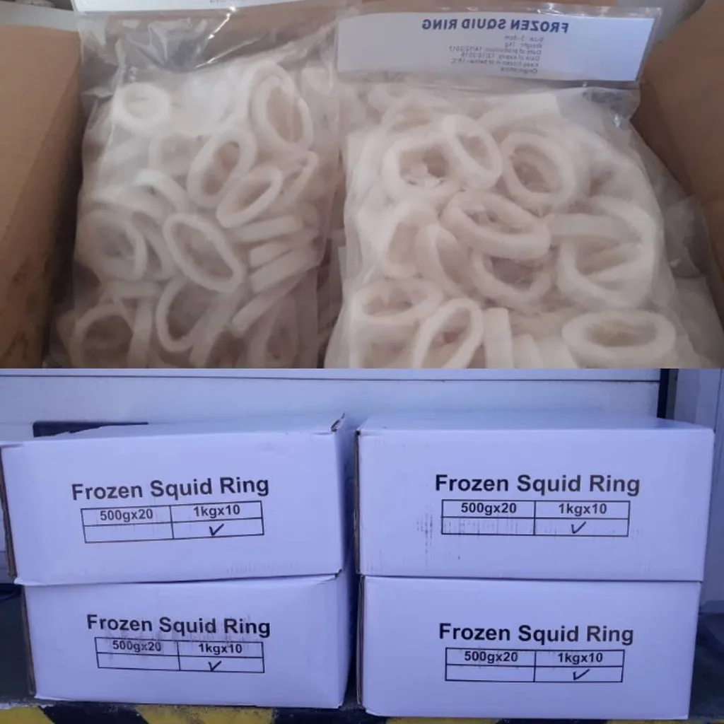 New Arrival High Quality Seafood Processed Calamari Ring Frozen Squid ...