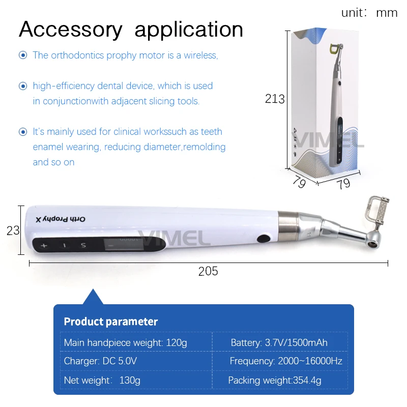 Dental Electric Reciprocating Handpiece - VIMEL Orth Prophy X