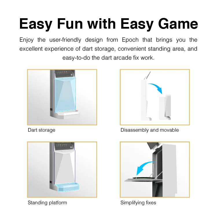 Coin Operated Electronic Dart Board Arcade Phoenix Dart Machine - Buy ...