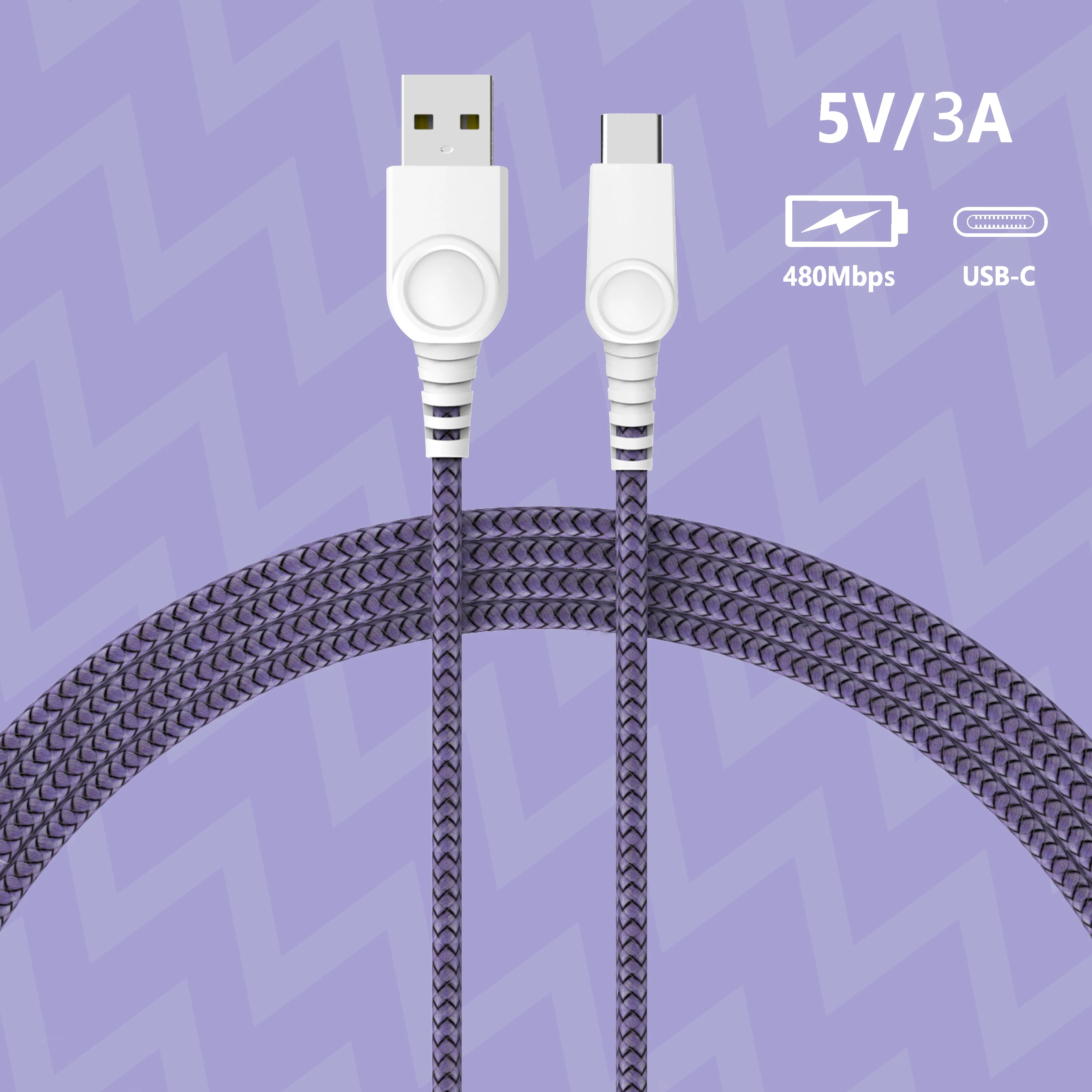 Wholesale Good Selling PVC Jacketed Charging Cable Type C Pure Copper ...