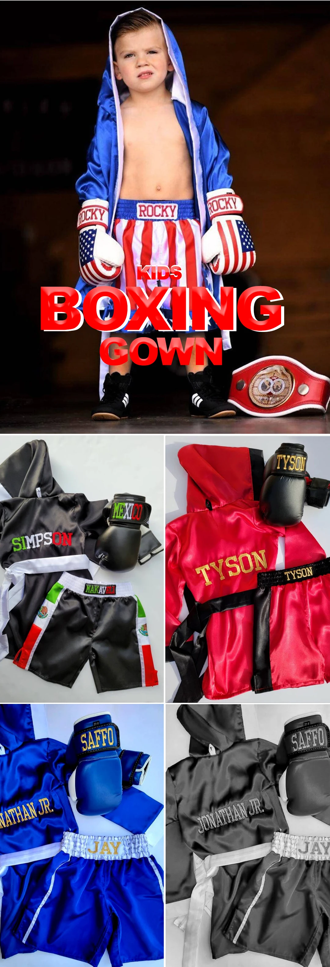 Boxing Robe Boxing Gown 2024 Custom Get Design Your Own Best Quality Buy Boxing Robe Boxing