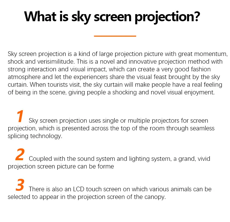 Holographic 3D Projection - Immersive Large Screen Experience