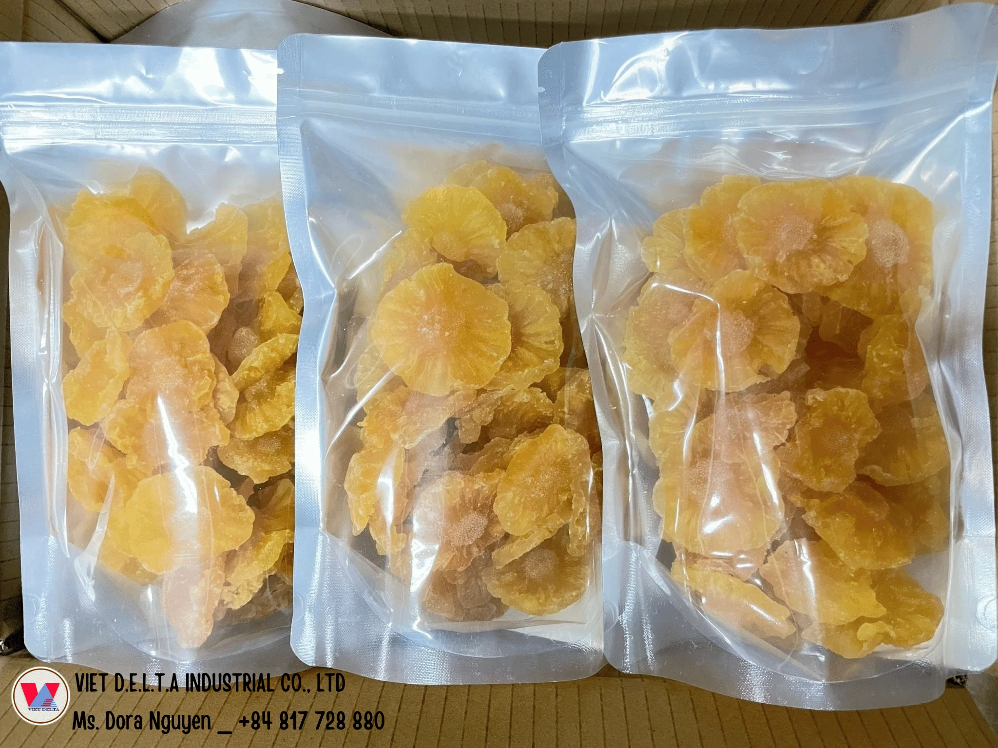 Best Price Dried Pineapple Viet Nam // Ms. Dora (whatsapp +84 81 772 ...