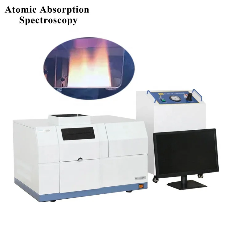 Lab Flame Atomic Absorption Spectrophotometer Aas Machine With Single ...