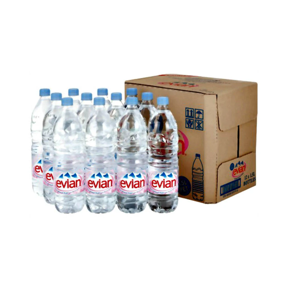 Evian Agua Mineral Natural En 330ml,500ml,750ml,1l,1l,1.5l Pet - Buy ...