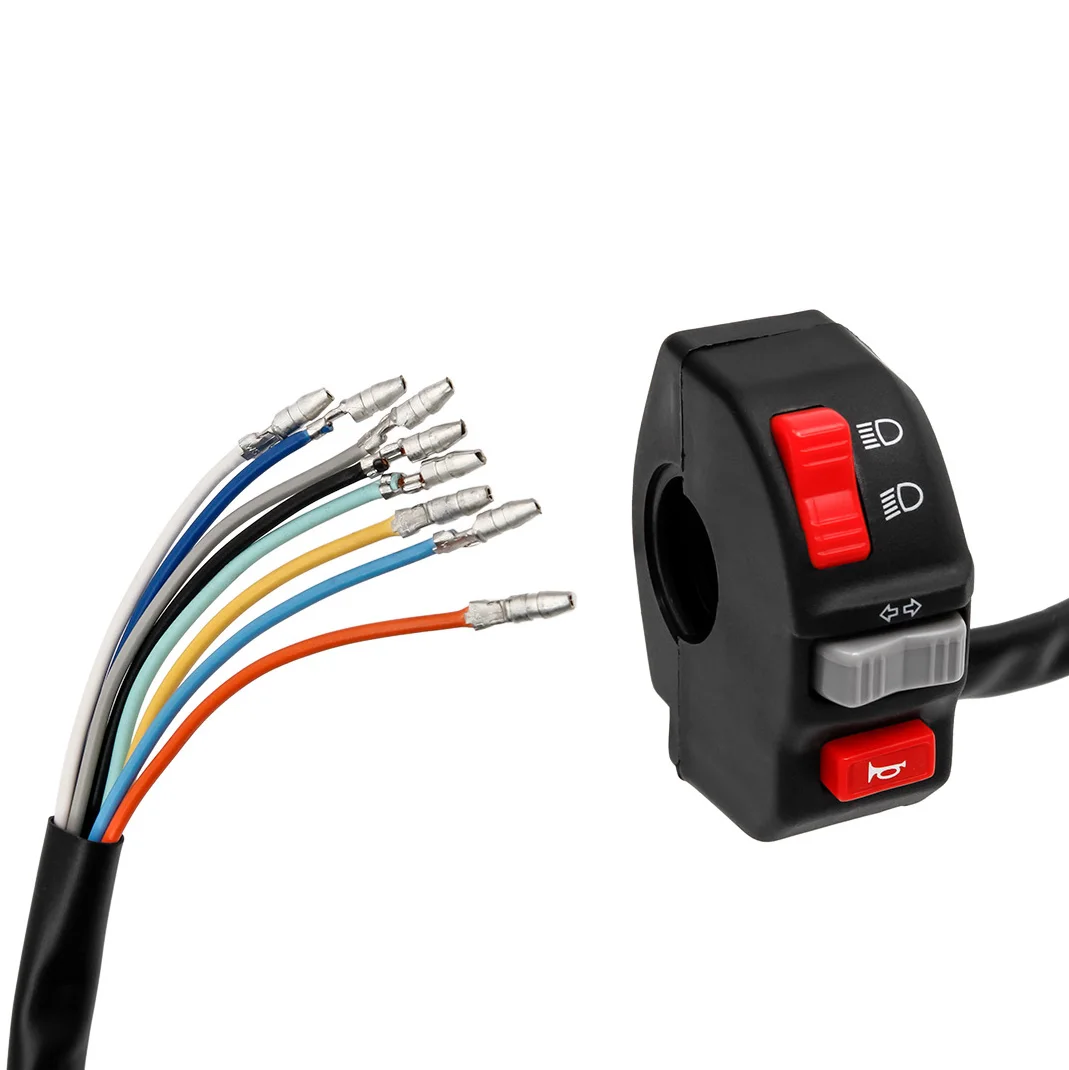 Universal Switch For Off-road 22.2mm 8 Pin Connectord Motorcycle ...