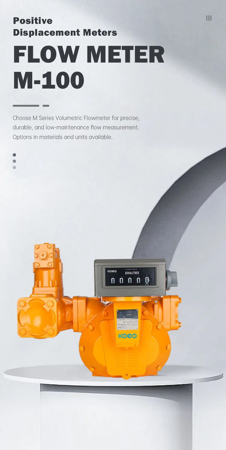 KOEO Mechanical Register Diesel Positive Displacement Flow Meter