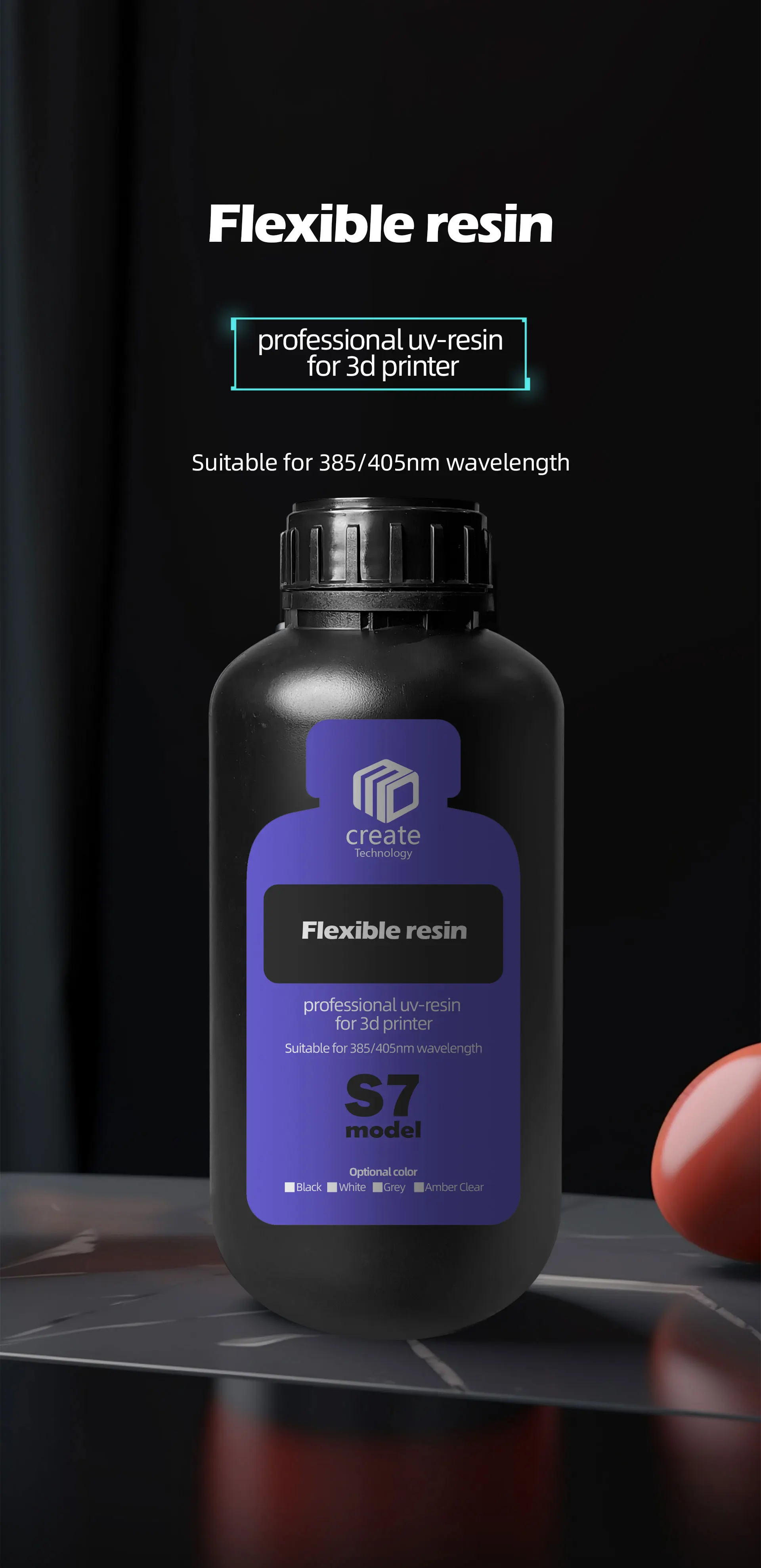 Flexible Resin for 3d Printing Rubber Resin 405nm High Precision Fast ...