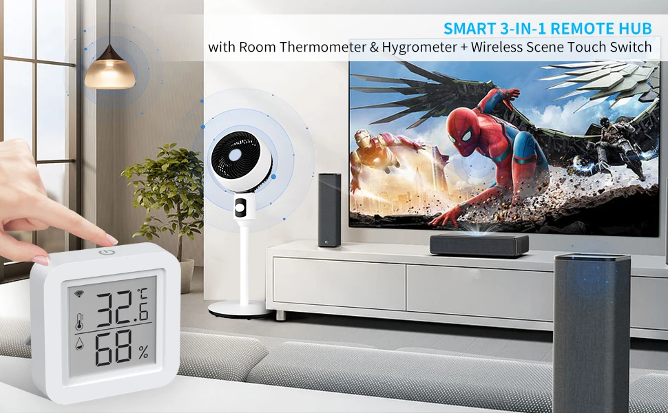 Ac996 Digital Multi Thermometer-hygrometer Wifi Greenhouse Temperature ...