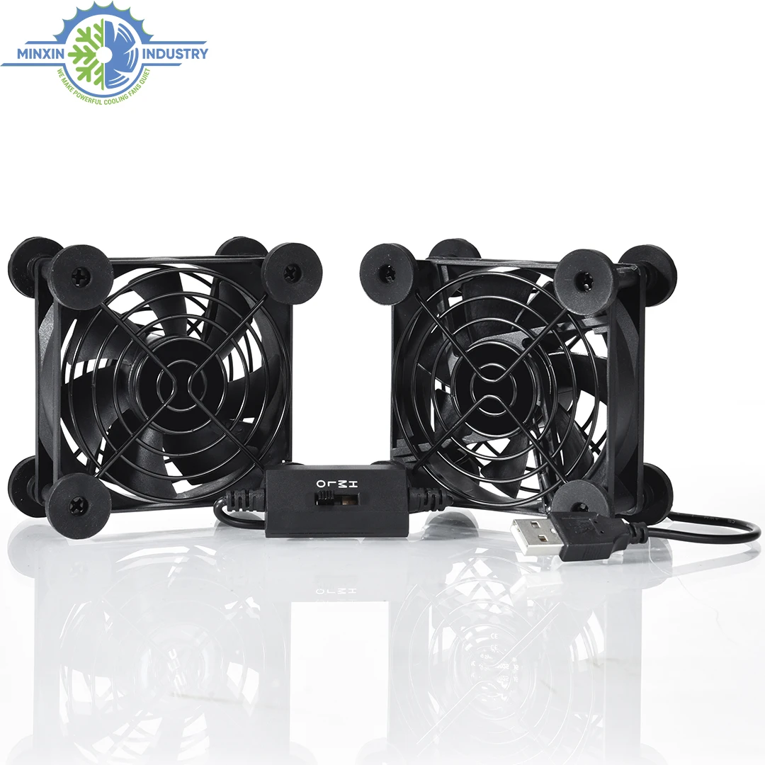 AC Infinity 5V/12V USB Fan Kit for Server Rack Ventilation