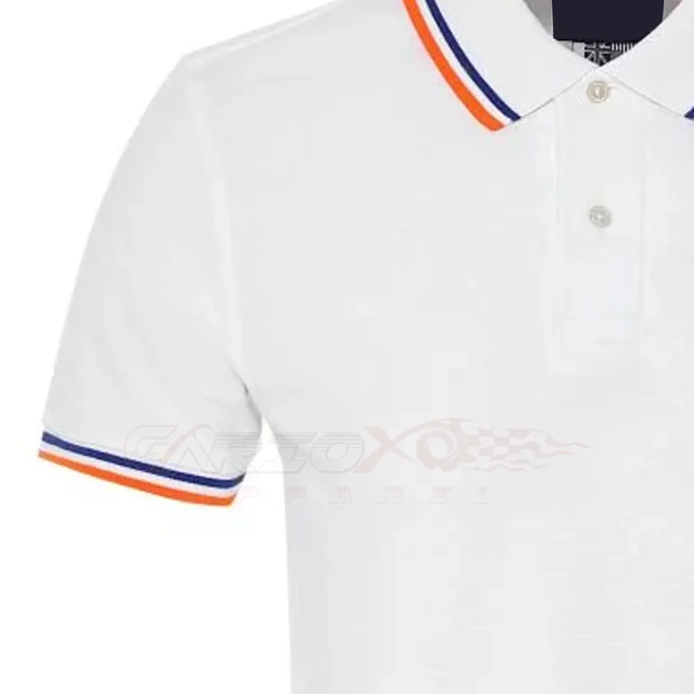 Cotton Two Tone Color Combination Polo Collar Men T-shirts Custom Size ...