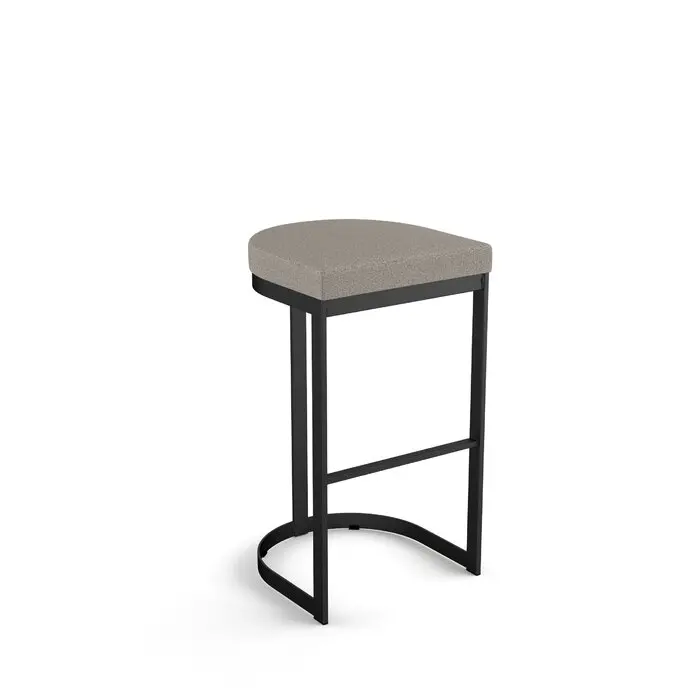 Classic Metal Backless Counter Bar Stool Waterproof Metal Base Modern ...