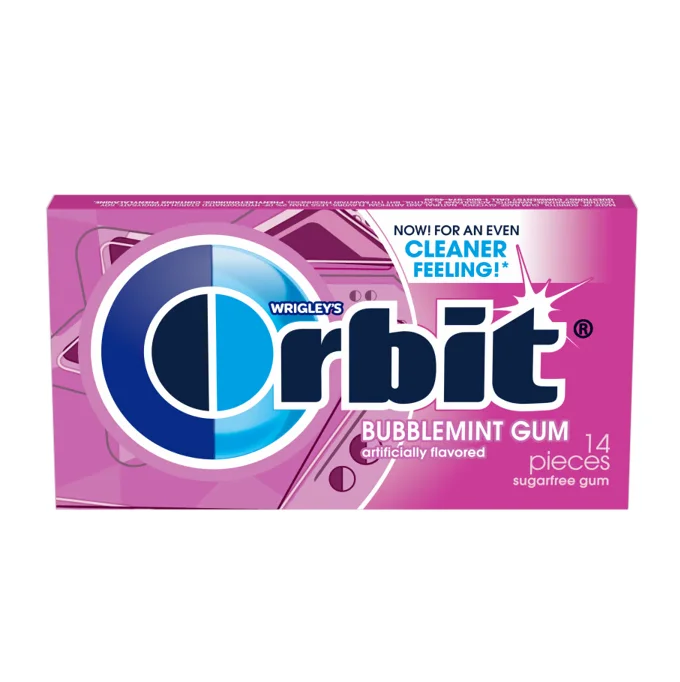 Orbit Peppermint Sugar Free Chewing Gum - Buy Orbit - Orbit Gum ...