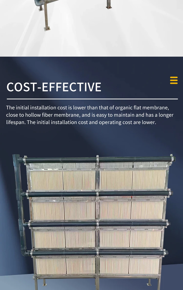 Ceramic Flat Sheet Membrane Nanofiltration Membrane For Municipal ...