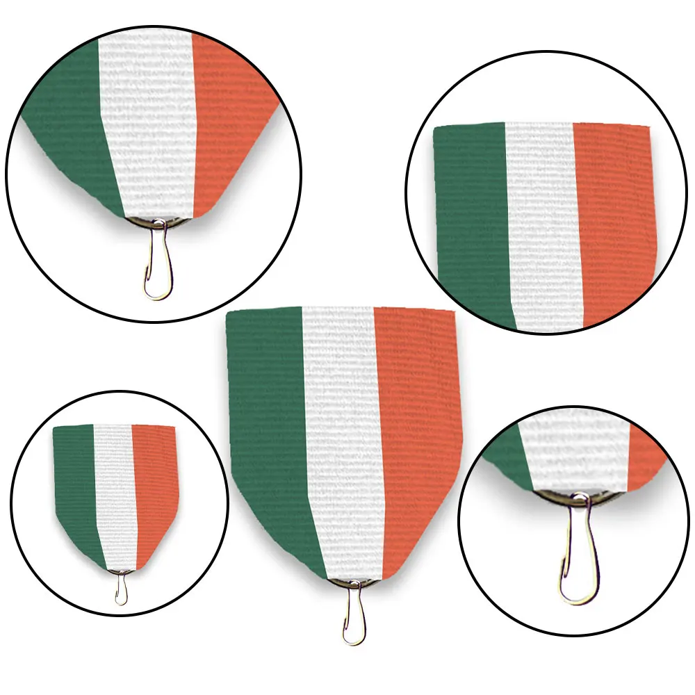 Ceremonial Medal Moire Ribbon Drapes - Customized Options