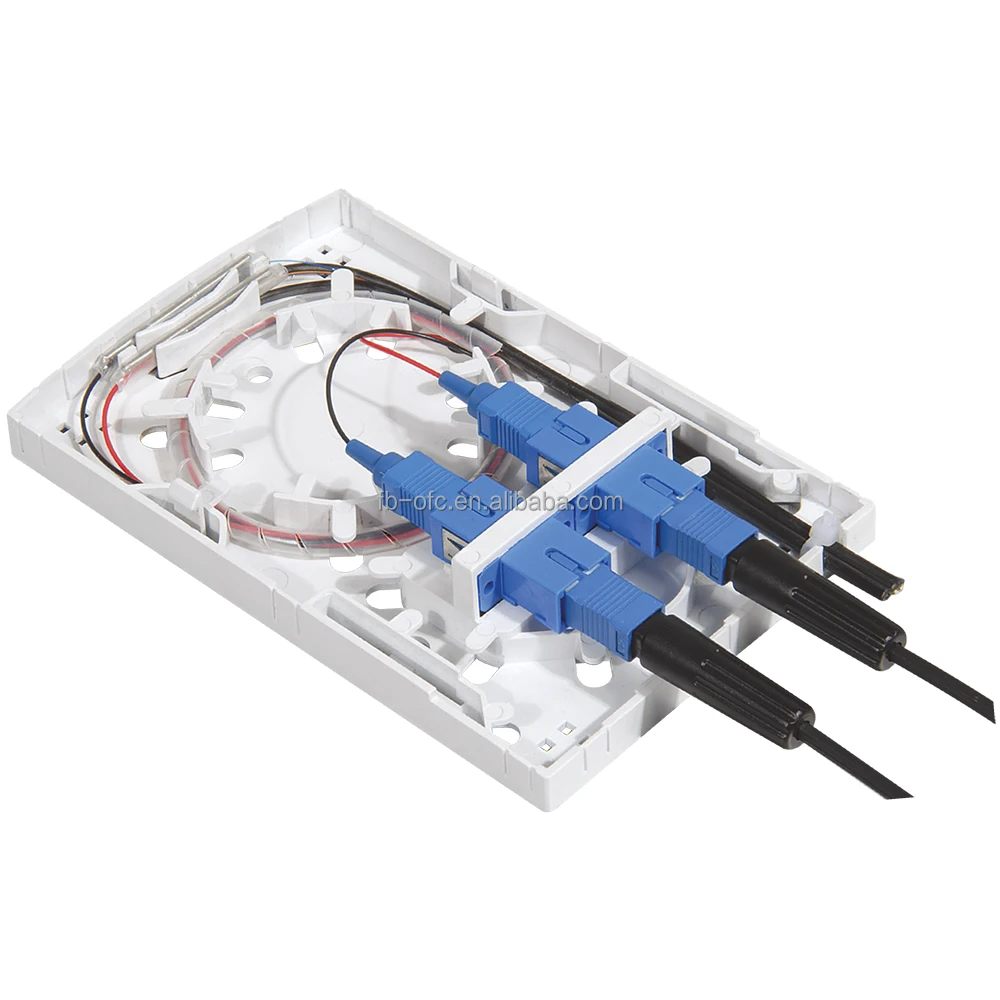 Indoor Wall Mount 2 Core Small Fiber Optic Access Termination Box ATB ...