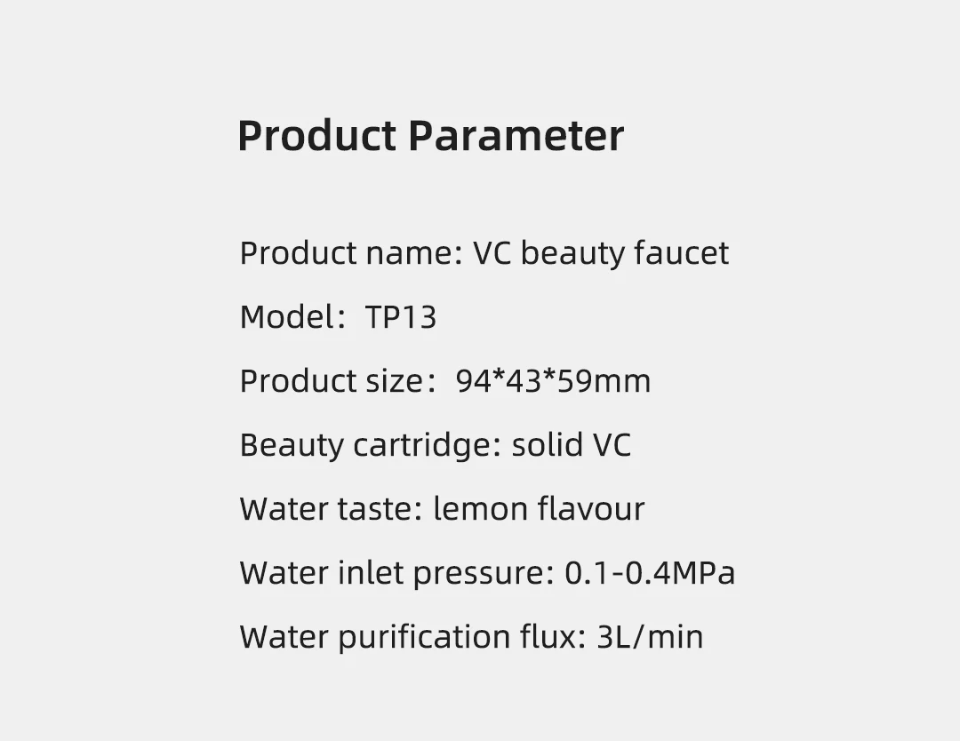 Vc Beauty Washbasin Faucet Filter - Save Water & Purify