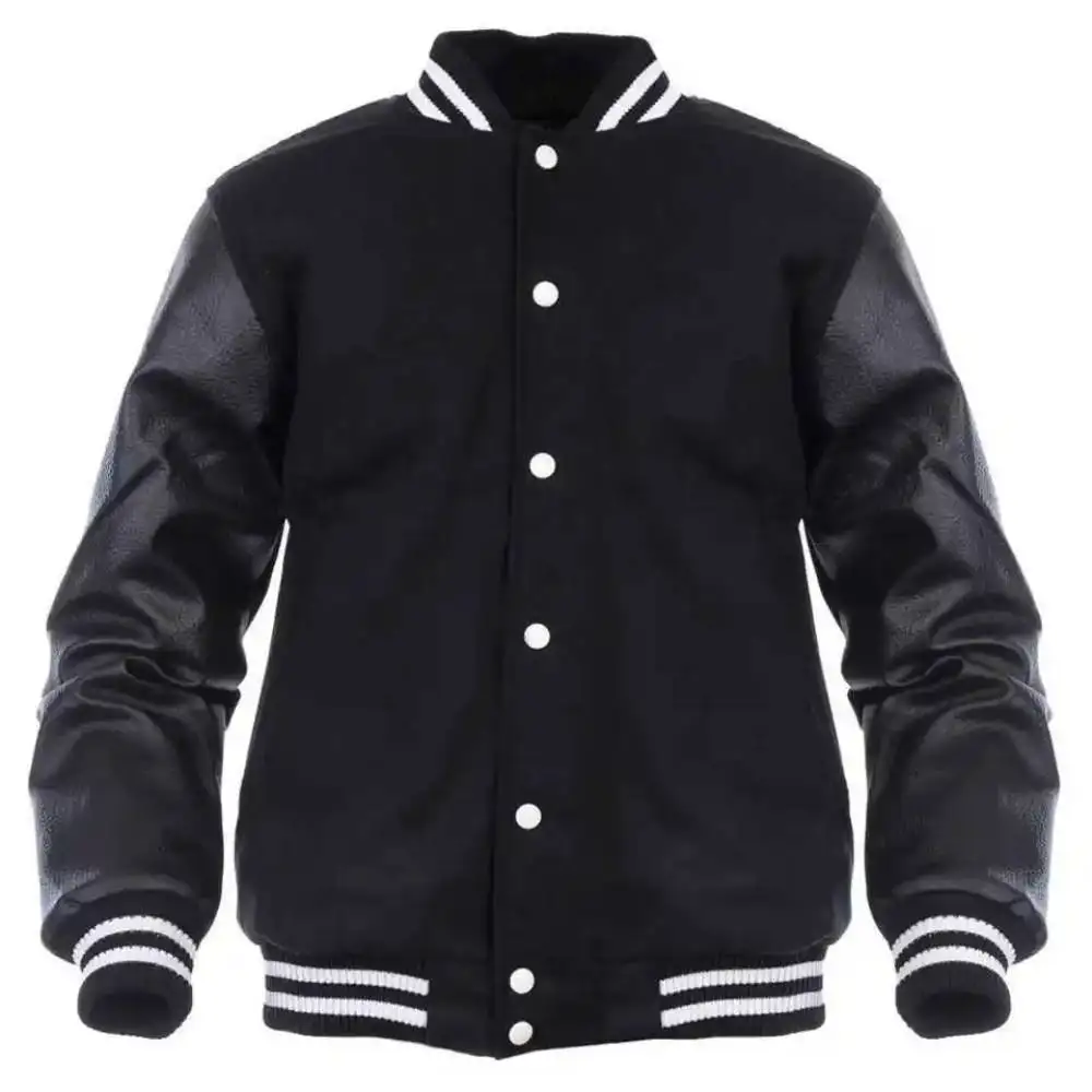Baseball Varsity Jacket Men Plain Blank Varsity Letterman Jackets ...