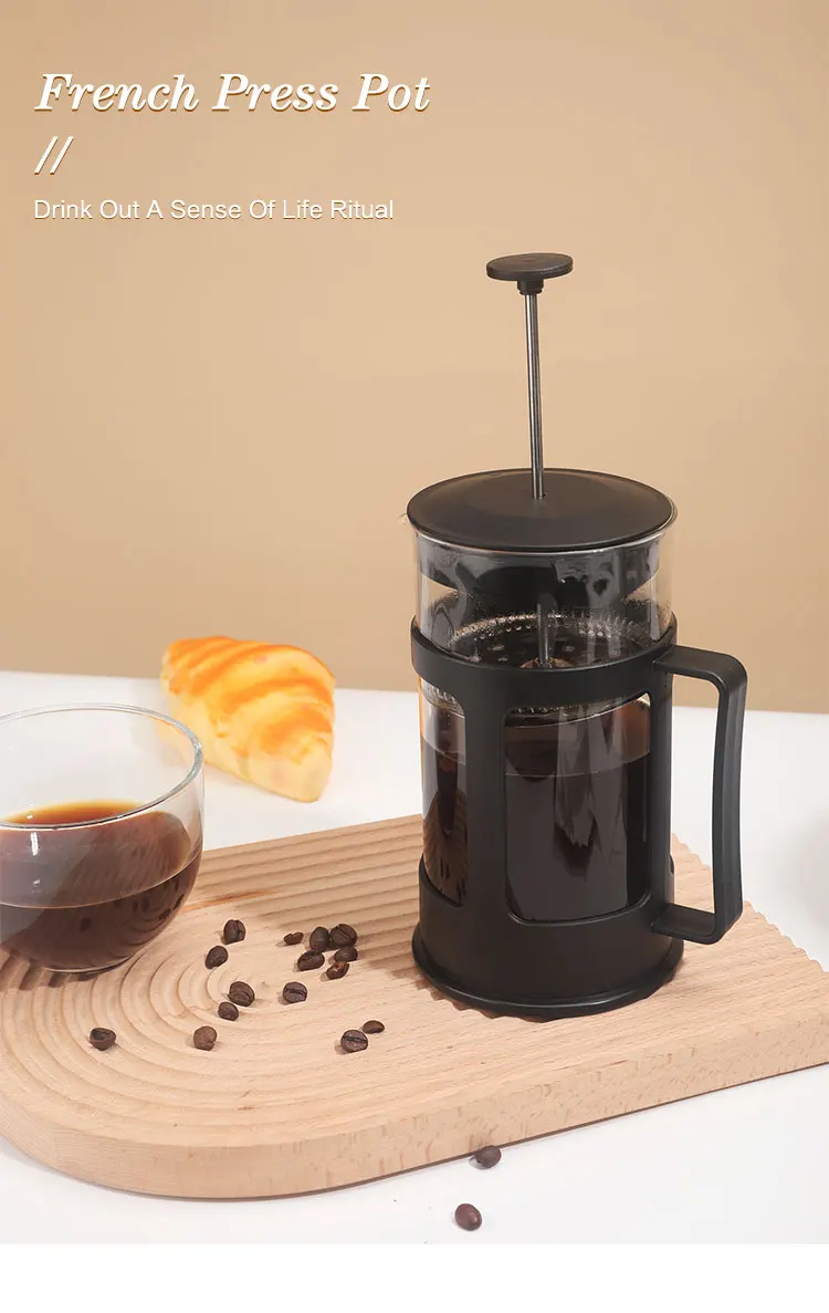 IFAN Full Size French Coffee Pot Container Glass French Coffee Press ...