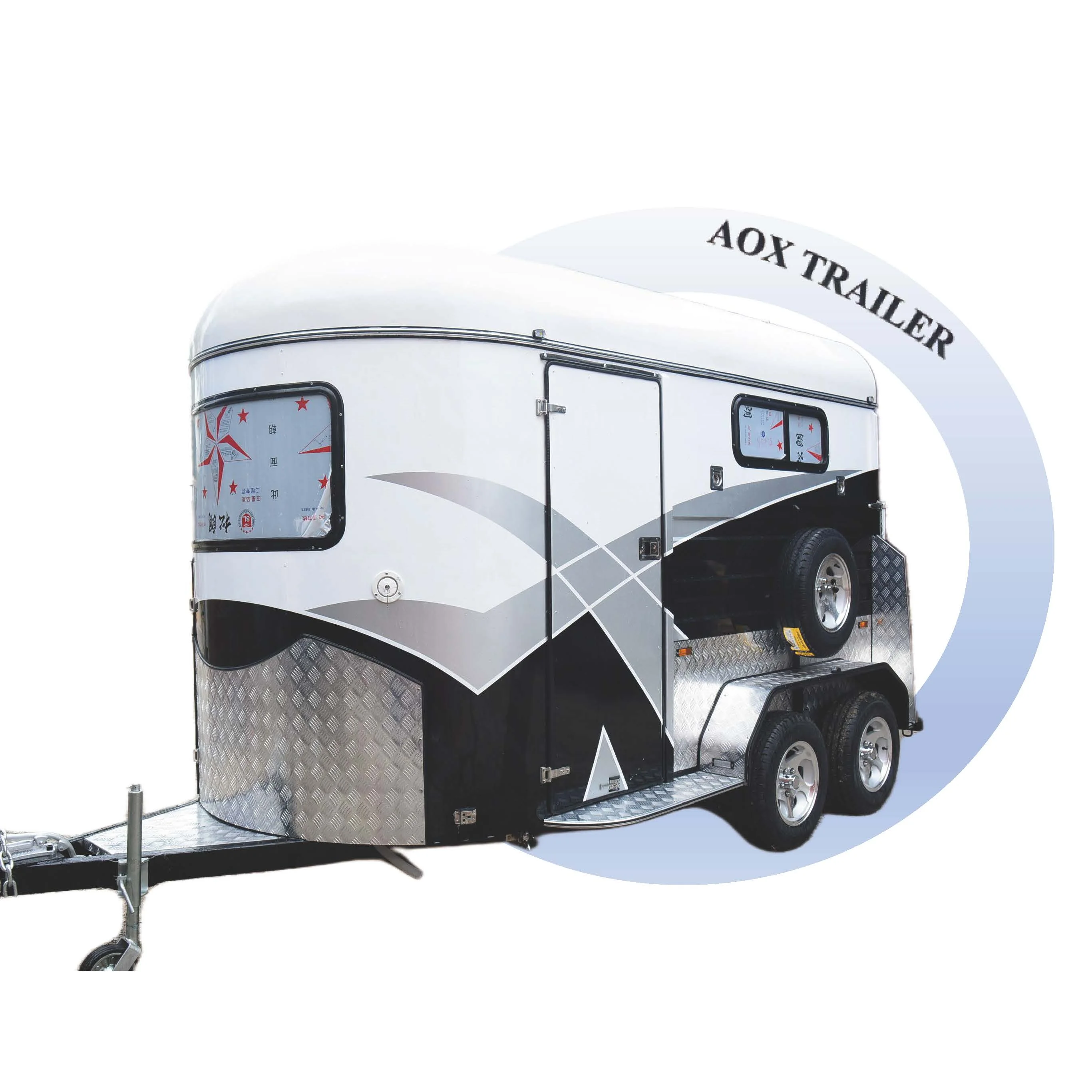 Professional Manufacture 2 Straight Loading Horse Trailer Warmblood ...