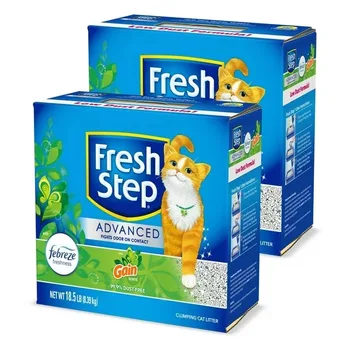 Fresh Step Advanced Clumping Cat Litter,Gain Scent,99.9% Dust-free,2 ...