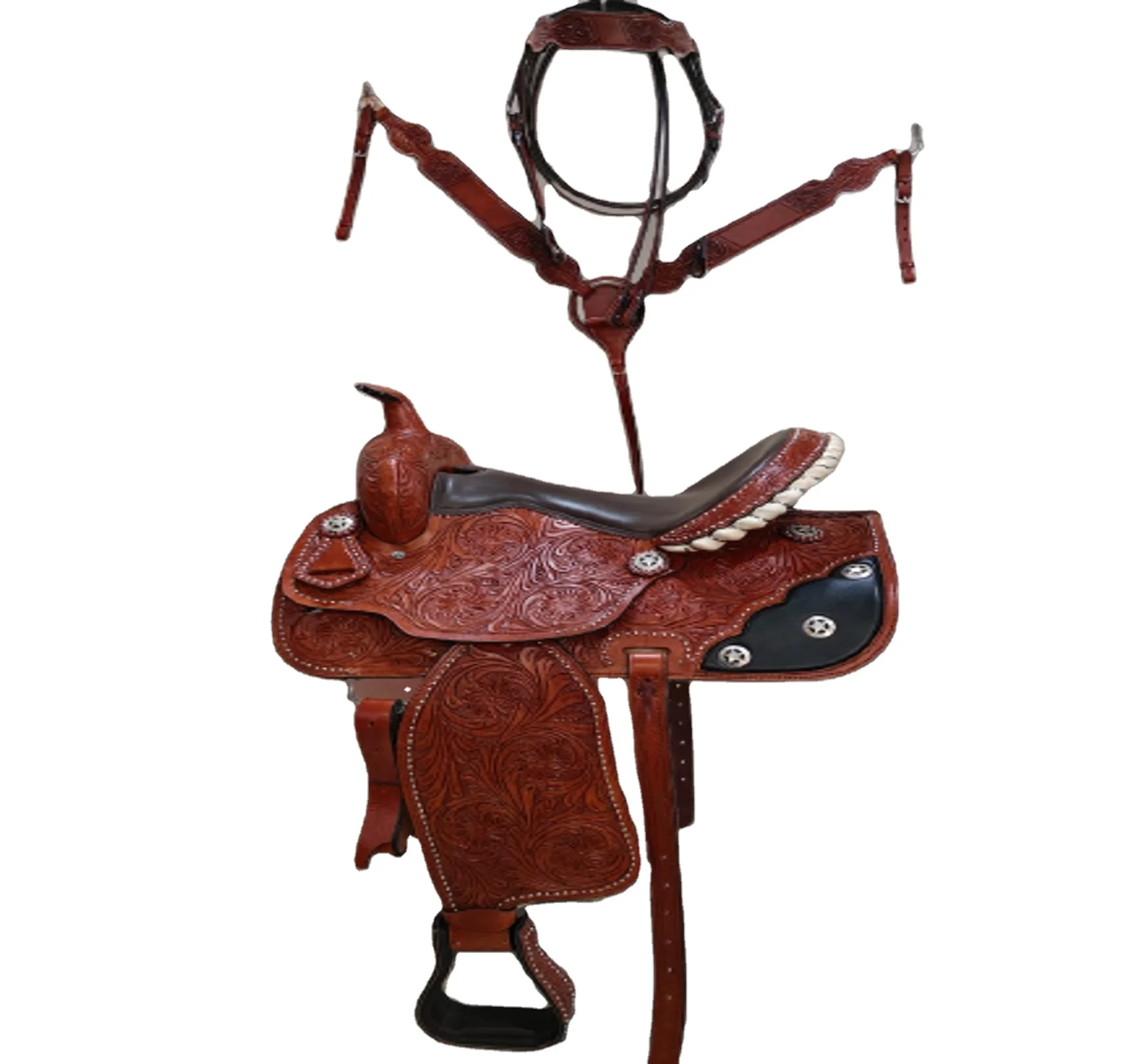 High Quality Heavy Duty Horse Saddles Leather Western Horse Saddle With ...