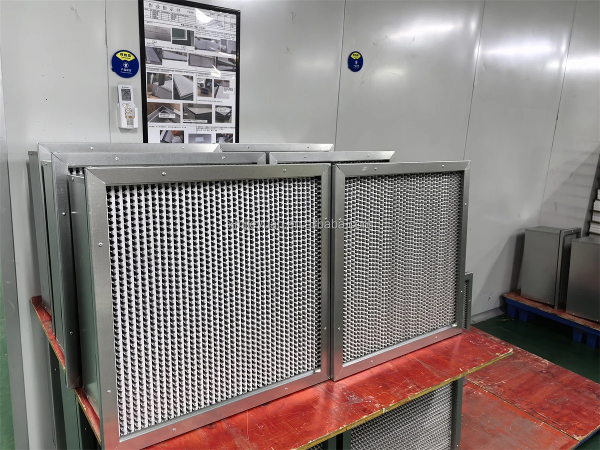 H14 U15 Fiberglass Gel Seal Clean Room HEPA Air Filters for Terminal ...