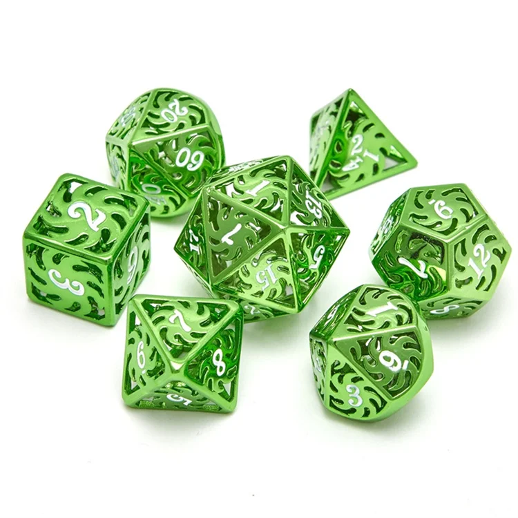 Factory Promotion Metal Multi Sided Dice Set D4 D6 D10 D% D12 D20 - Buy ...
