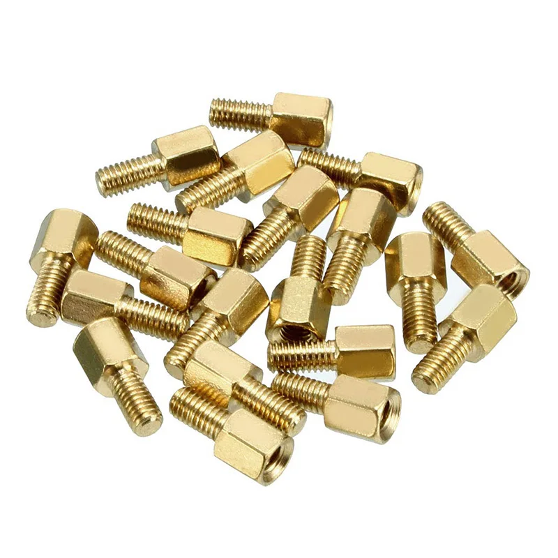 threaded hex screw brass standoff m3 m4 m5 m6 m8 m10 screw hex standoff ...