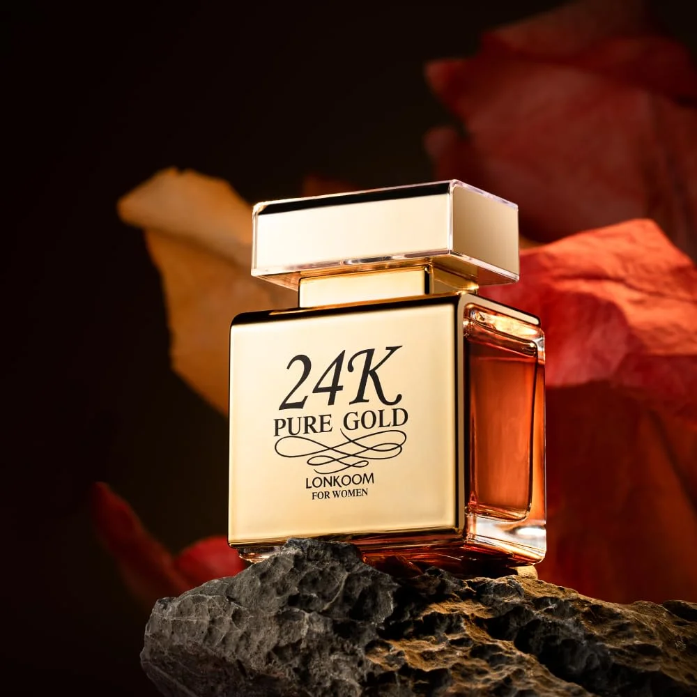 24K Pure Gold Long Lasting Perfume for Women's Sweet Fruity Strawberry ...