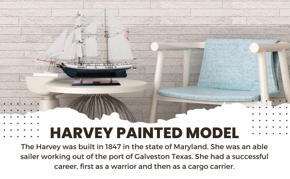 Harvey Painted Ship Model | Sample Available - Buy Amerigo Vespucci ...