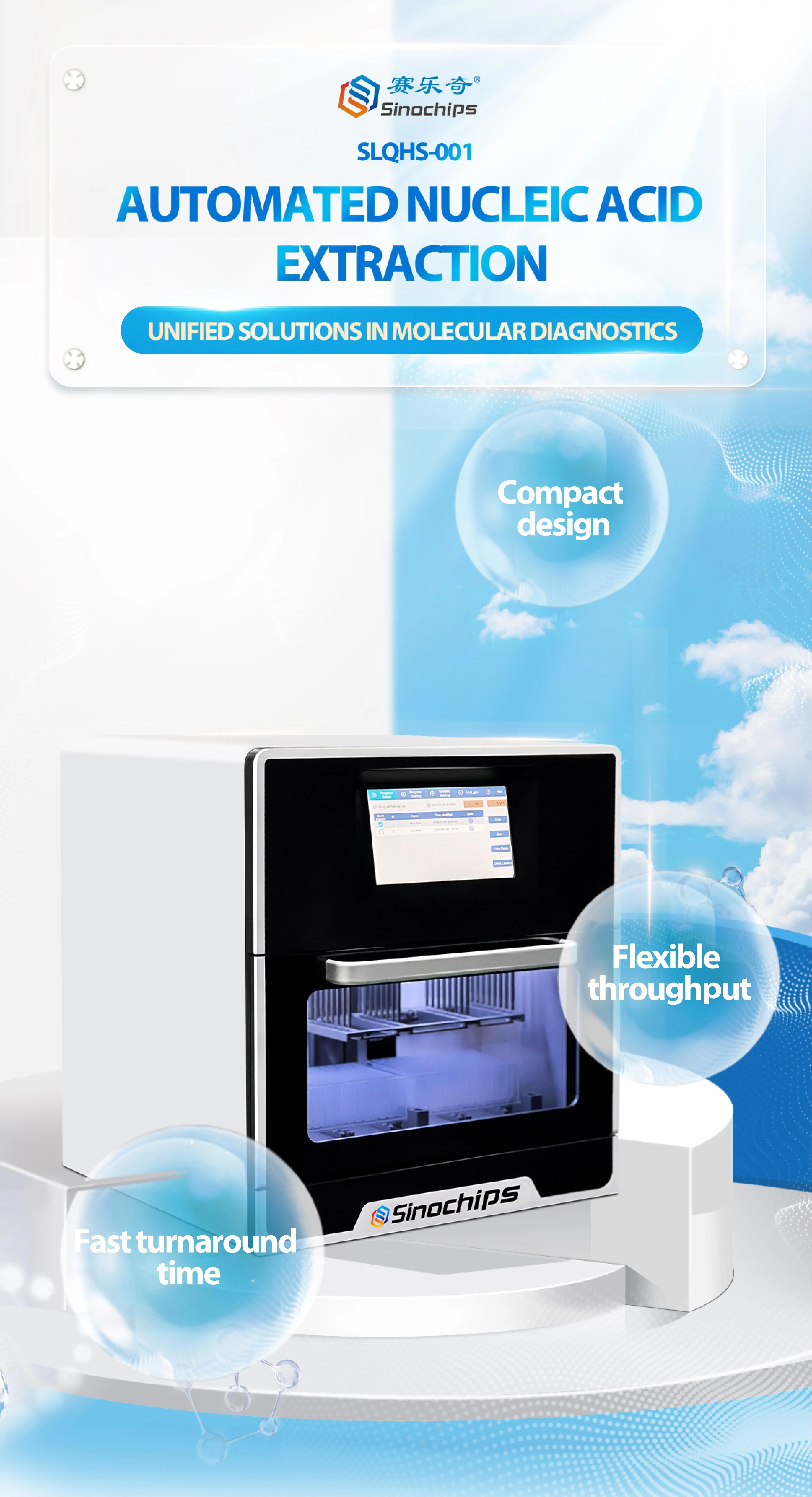 Automated Nucleic Acid Extraction System for High-Throughput DNA/RNA ...