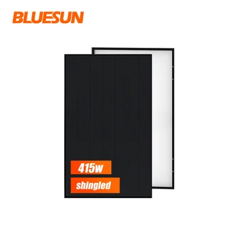 Best Solar Panel In The World 410w 415w 420w Full Black Shingled Solar ...