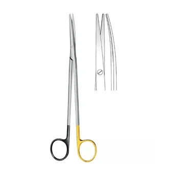 Tc Ligature Scissors Gold And Black Ring Tc Scissor. Surgical ...