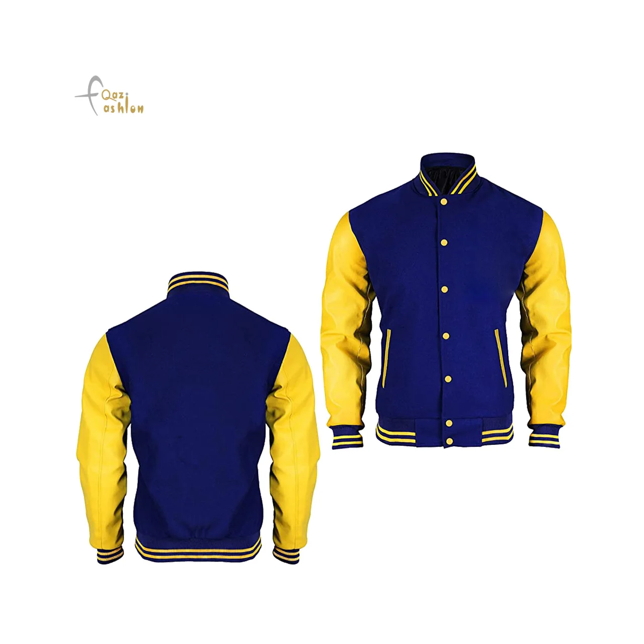OEM Custom Varsity Jacket with Embroidery Formal Long Sleeve Leather ...