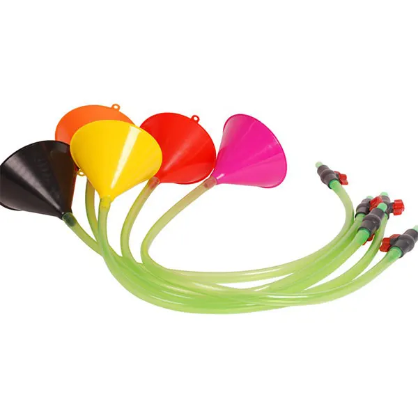 Custom Logo Single Beer Bong Funnel with Valve for Party Game