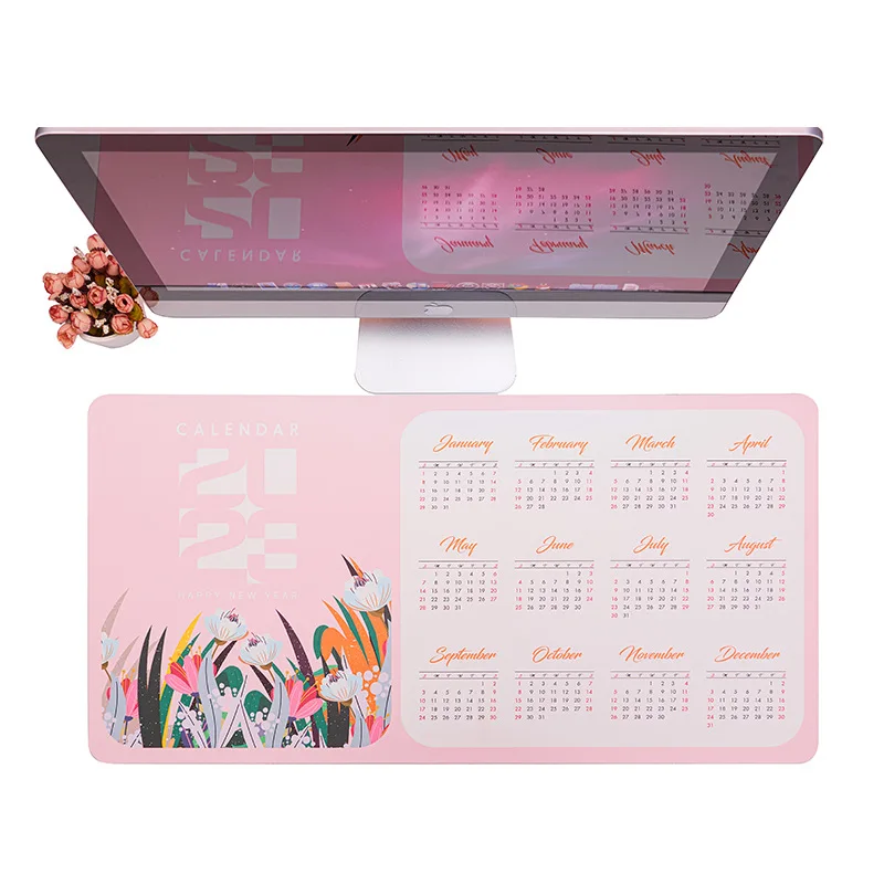 Customize the Latest 2024 Calendar Mouse Pad Large Calendar Desk Pad ...