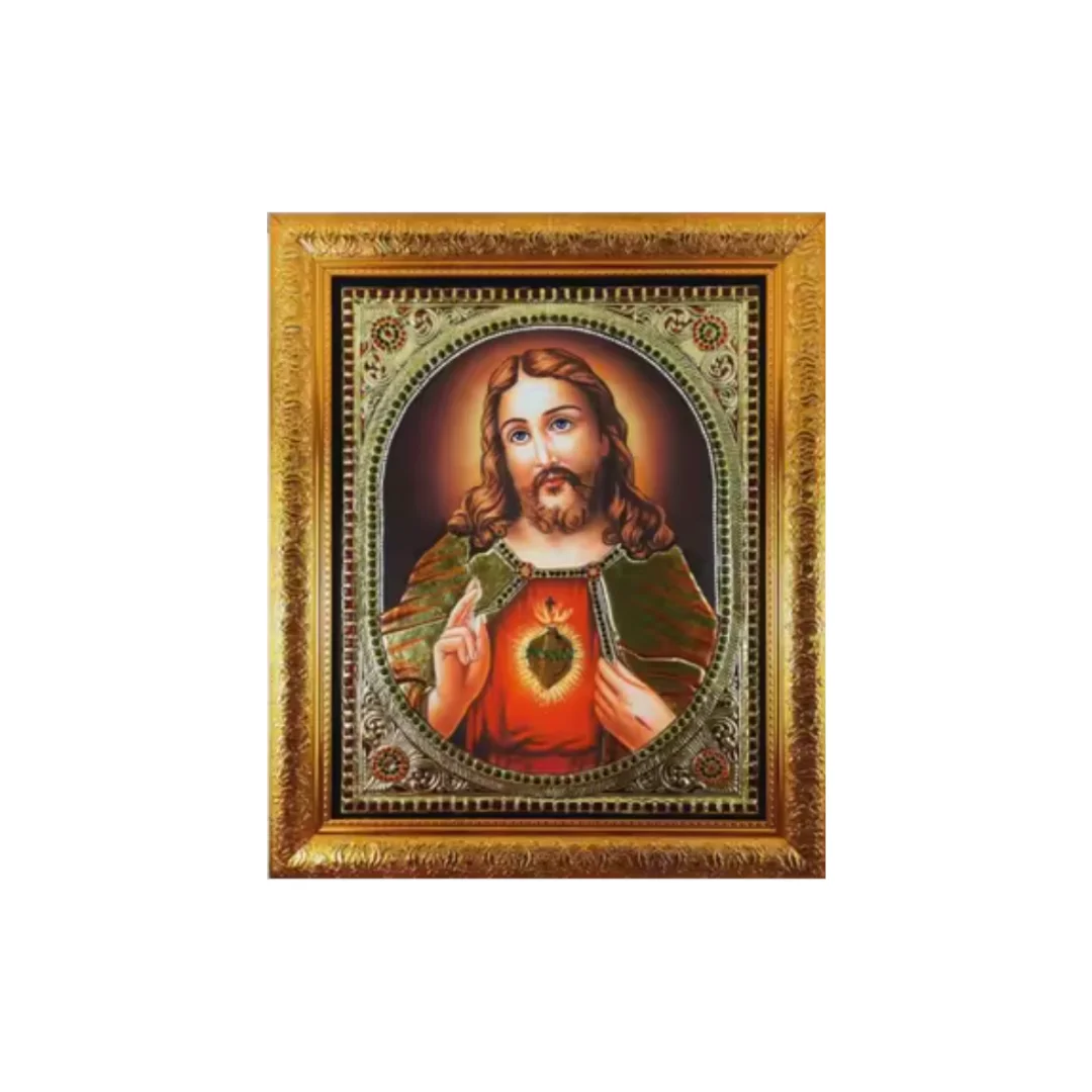 3D Tanjore Painting Jesus Christ Small Size| Alibaba.com