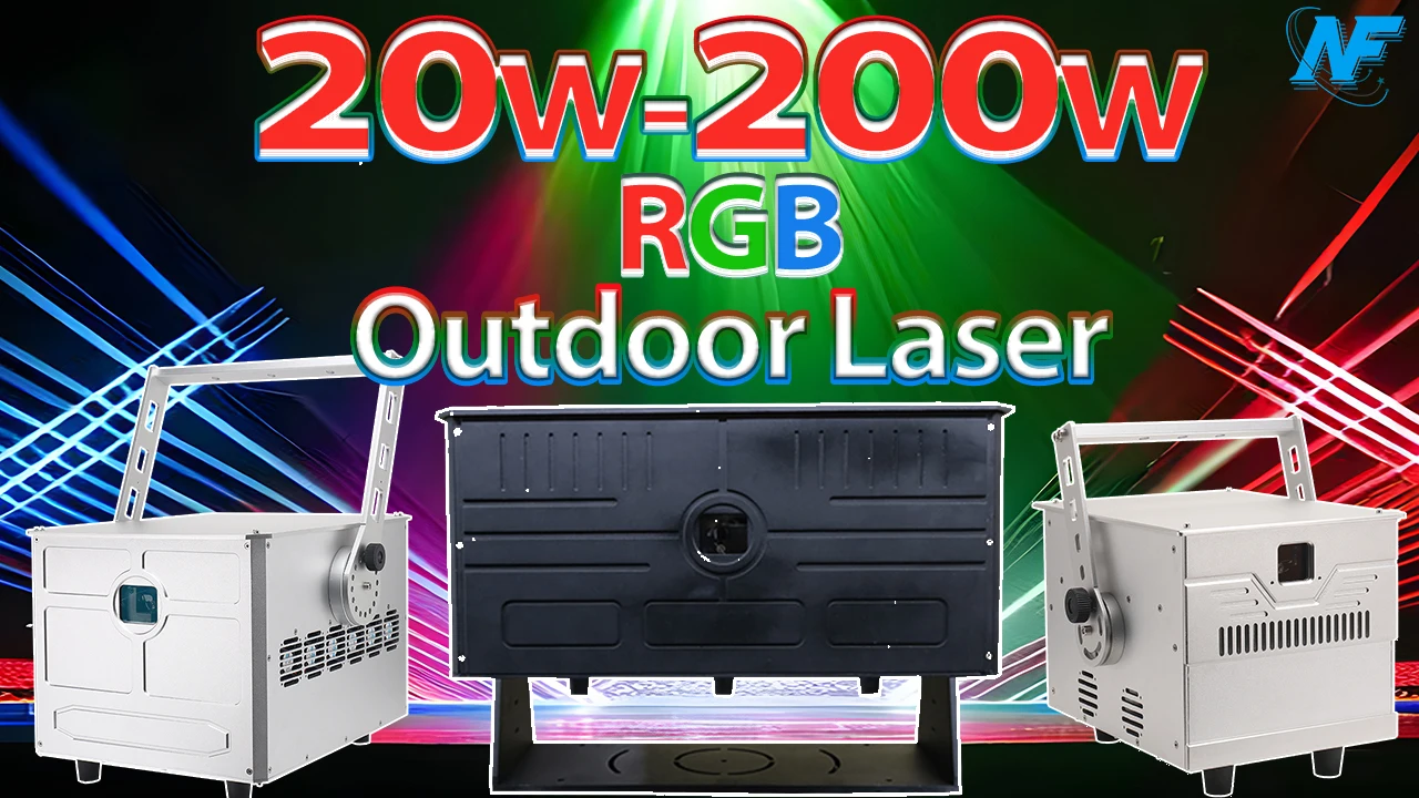 Outdoor Integrated Pangolin FB4 40W RGB Laser Light Show