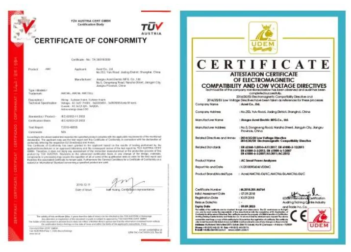 AMC72L-E4/KC 72 Square Panel Meter 3P4L Three Phase CTs with Harmonic ...