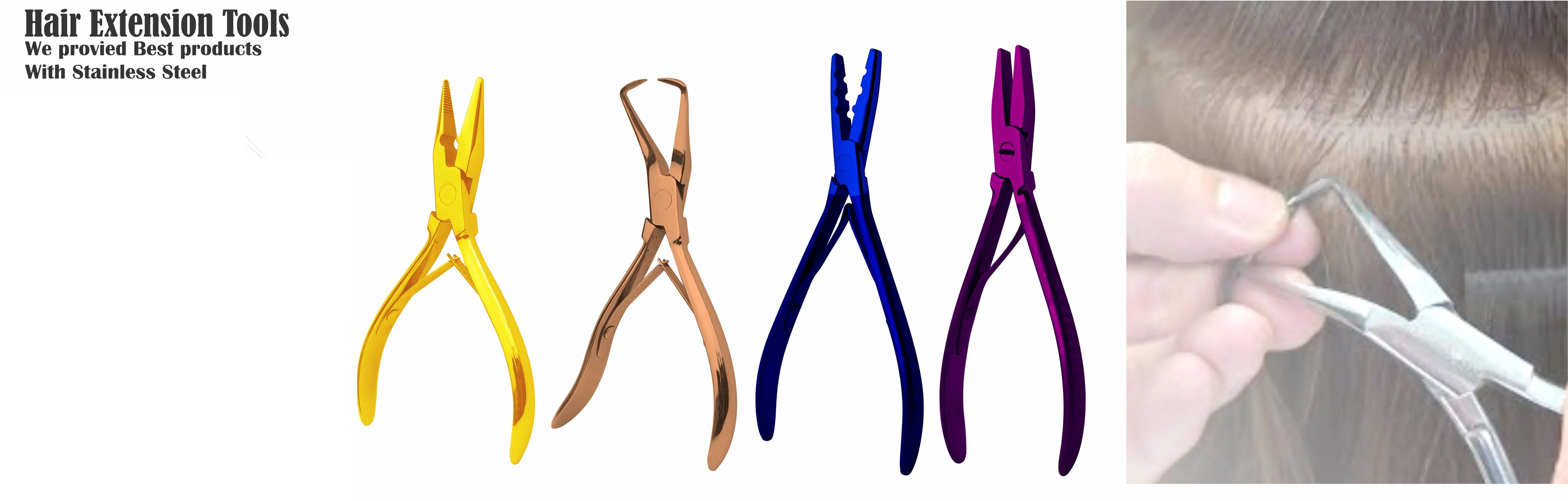 High Quality Hair Extension Pliers - Durable & Versatile