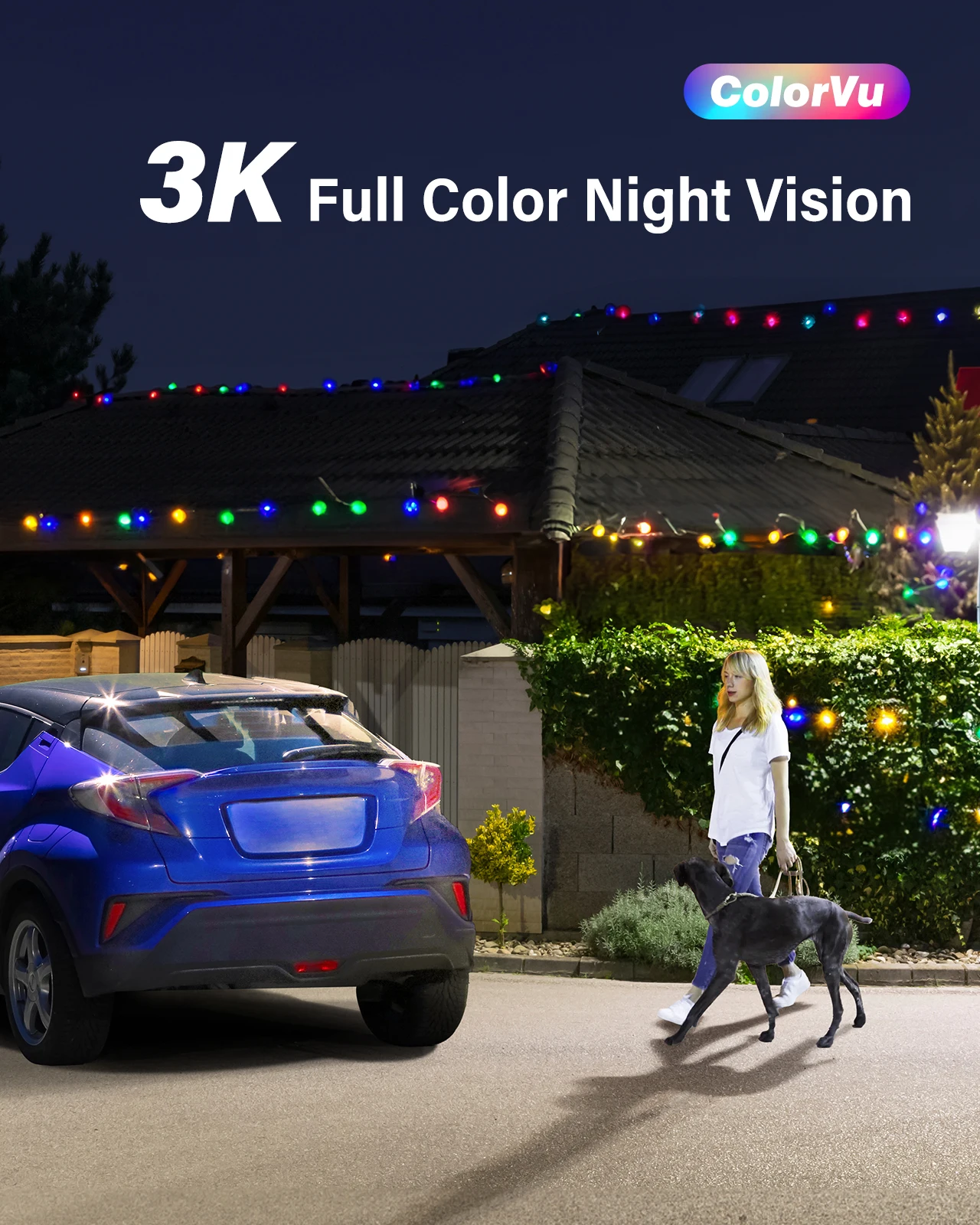 Annke 3k High-resolution Outdoor Cctv Camera With Audio White Light ...