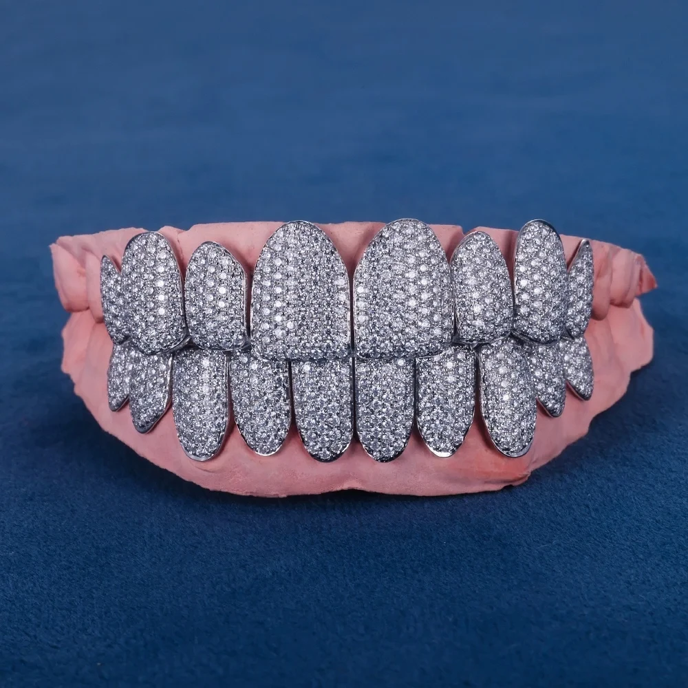 Embreld 10K Gold Teeth Grill - Customizable Diamond Party Jewelry