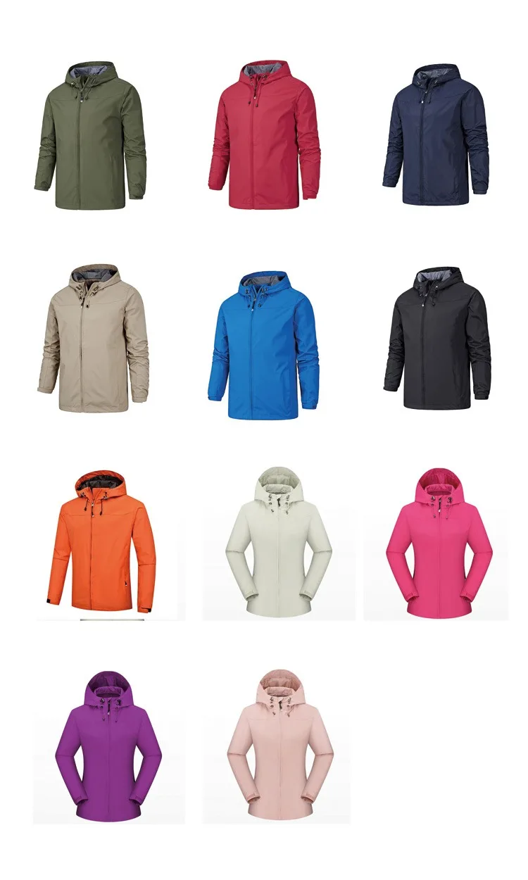 Wholesale Windbreaker Zipper Jacket OEM Custom Men Windbreaker Jacket ...