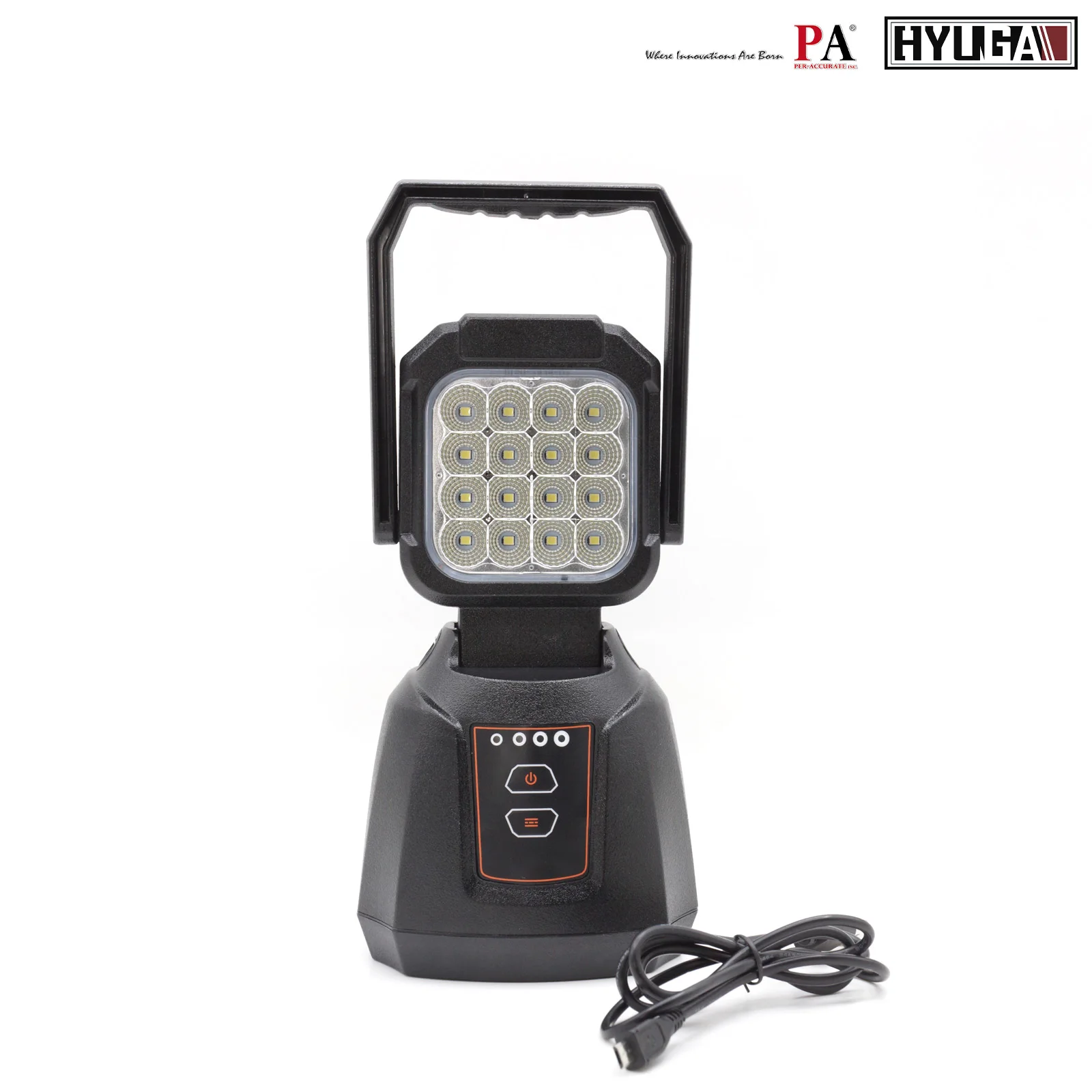 日向pa发光二极管超亮版发光二极管电源指示灯磁性usb充电便携灯手持强力手电筒 - Buy 露营车库固定徒步旅行紧急 .. 等,3阶段最大1800lm,高亮度 Product on ...