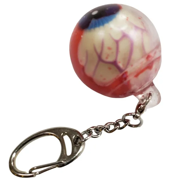 Squeeze Horrible Eyeball Keychain With Red Bloody Liquid Filled And ...