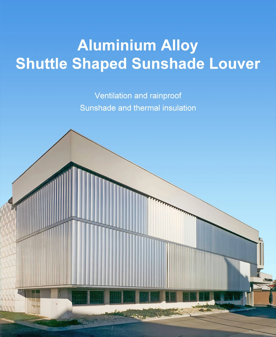 YST Shading Factory's Modern Aluminum Fusiform Louvers Easy to Produce ...