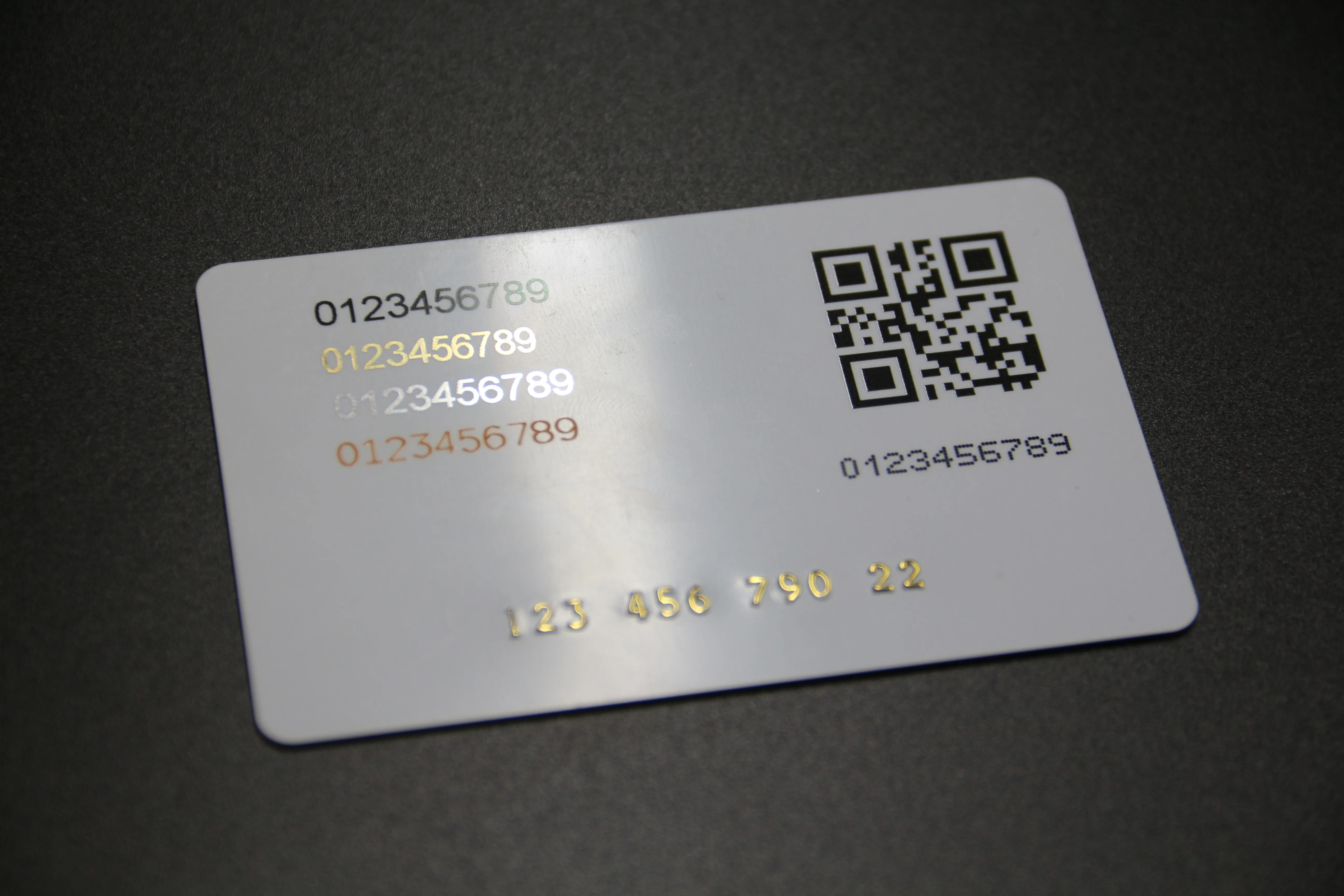 Custom RFID Blank Matte NFC Black PVC Card - Access Control