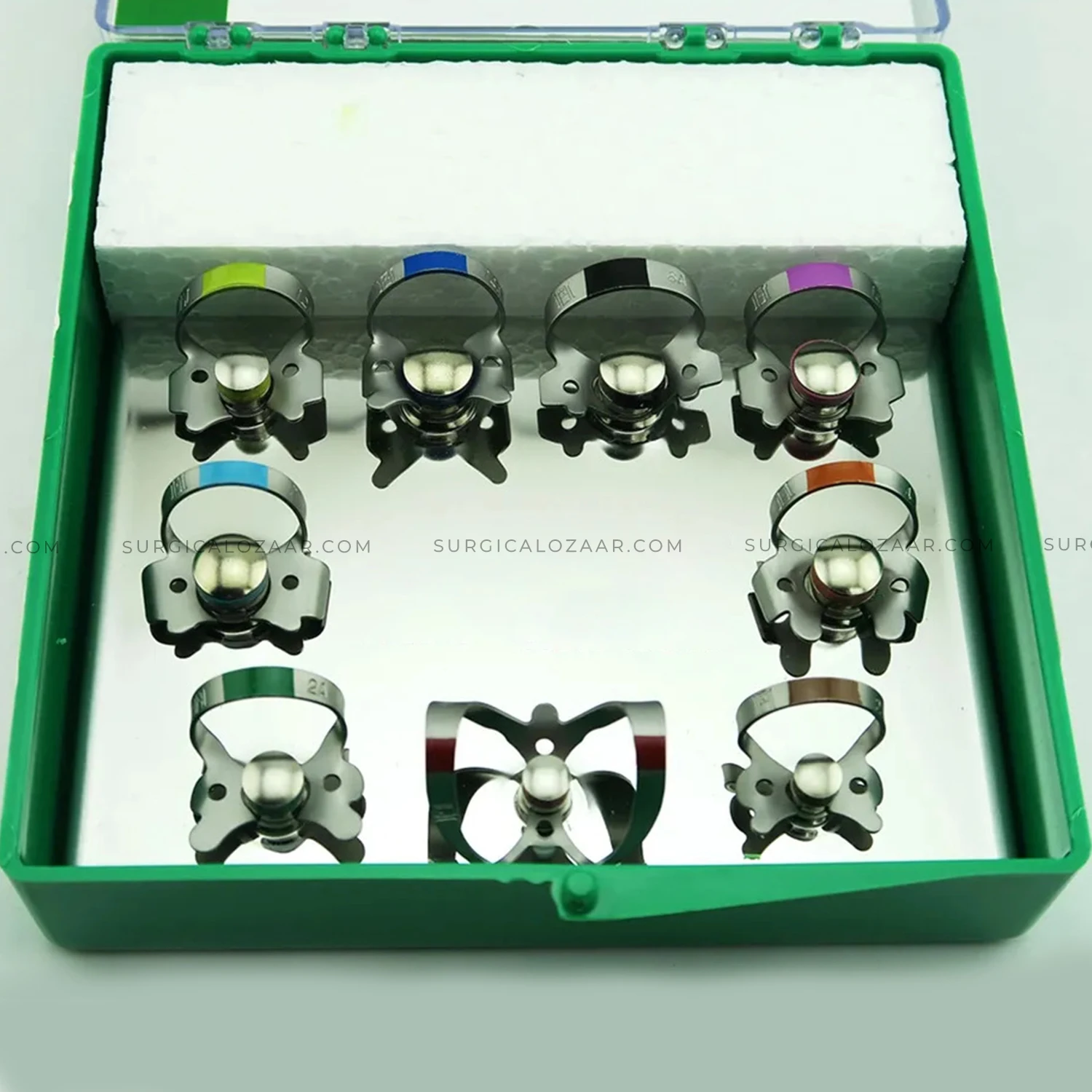 Dental Rubber Dam Clamps 31 Pieces Set Endodontic Restorative ...